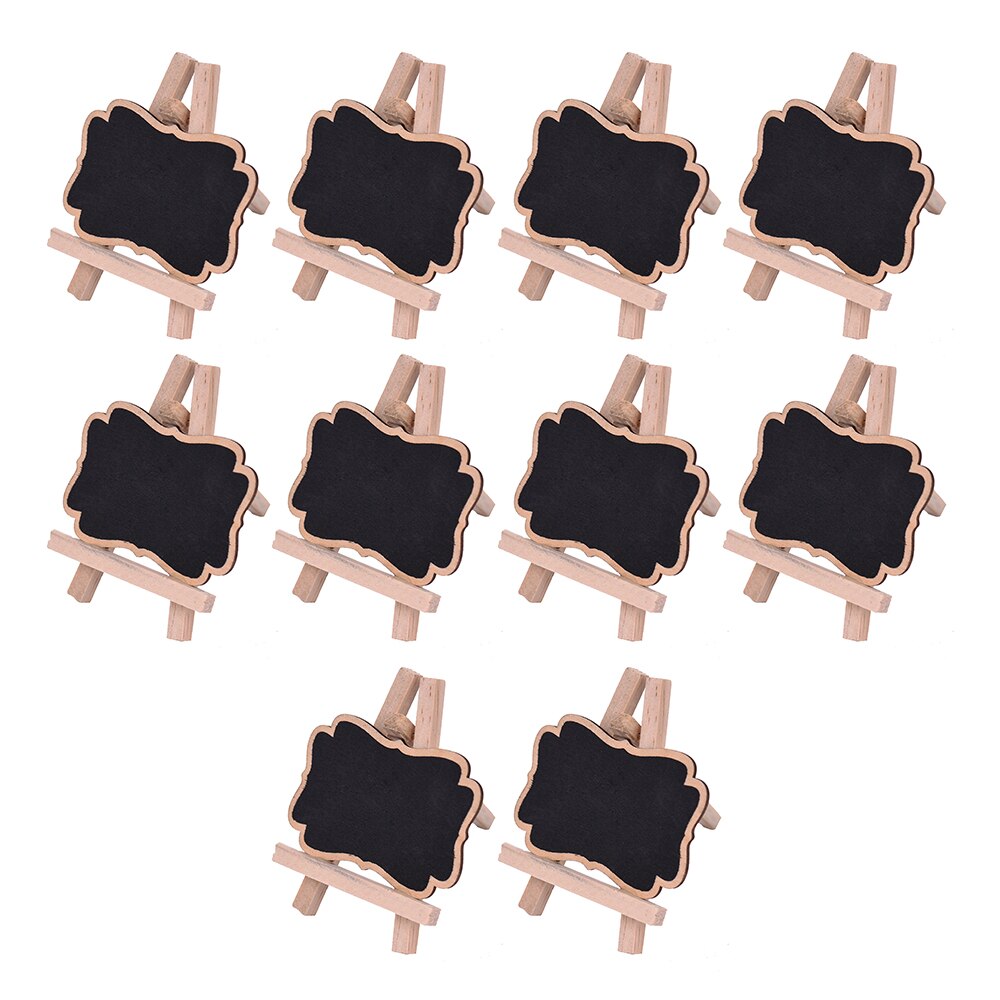 Wooden Craft Small Chalkboard Signs with Easel Sta... – Vicedeal