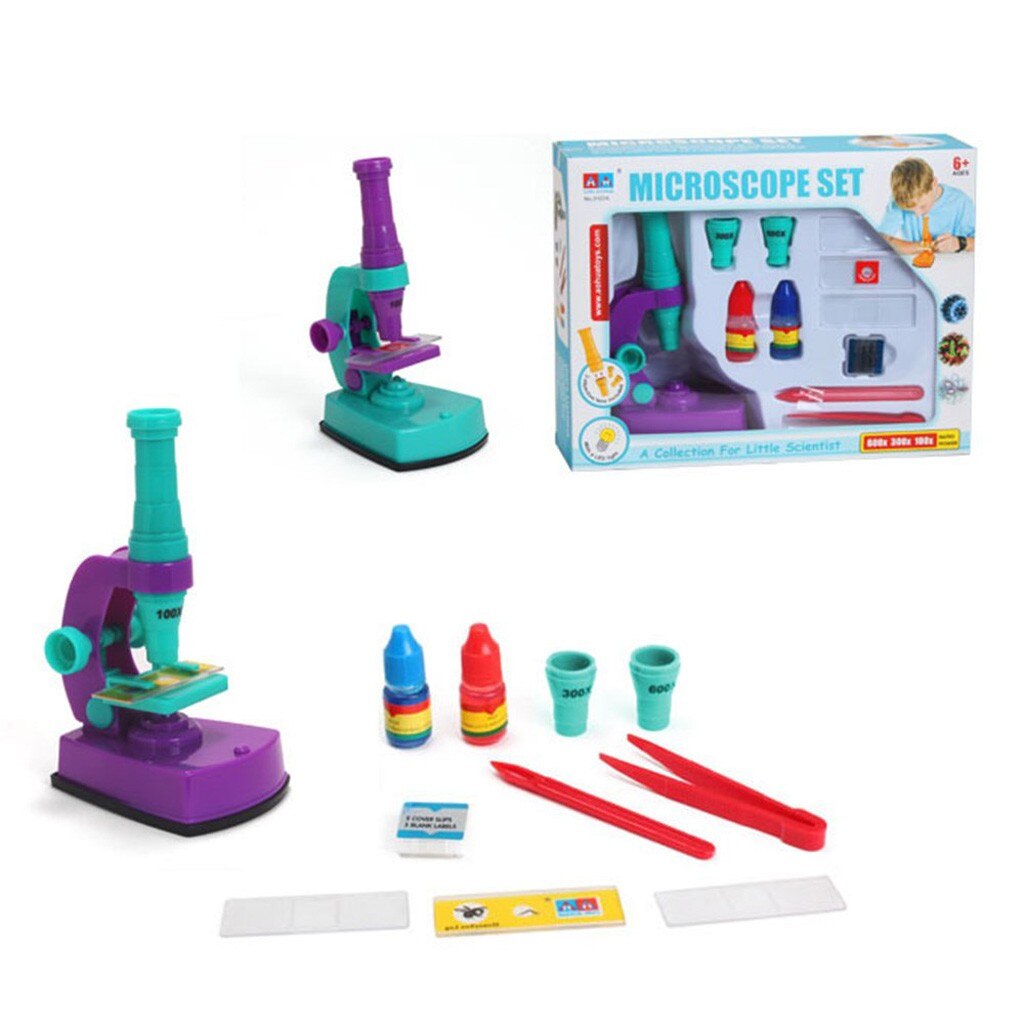Microscope Set Illuminated LED600X Home School Lab... – Vicedeal