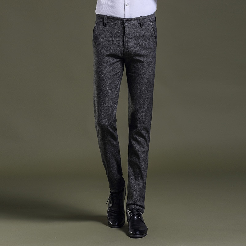 Jbersee Herfst Winter Mannen Jurk Broek Formele Br... – Grandado