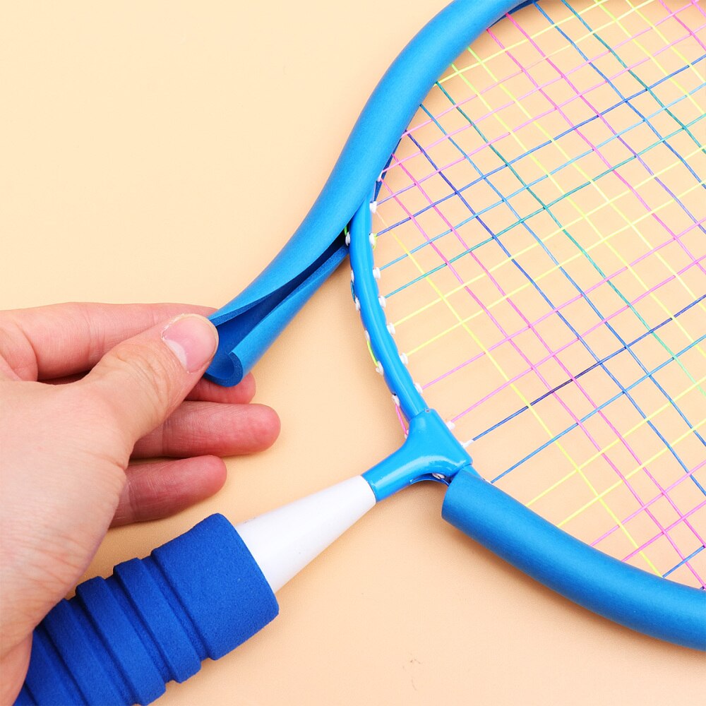 1 Set Colored Badminton Racket Beginner Training O... – Grandado