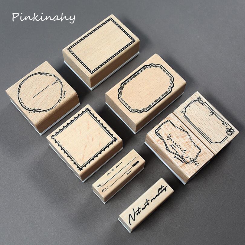 Vinatge Verpackung Label serie holz stempel kennze... – Vicedeal