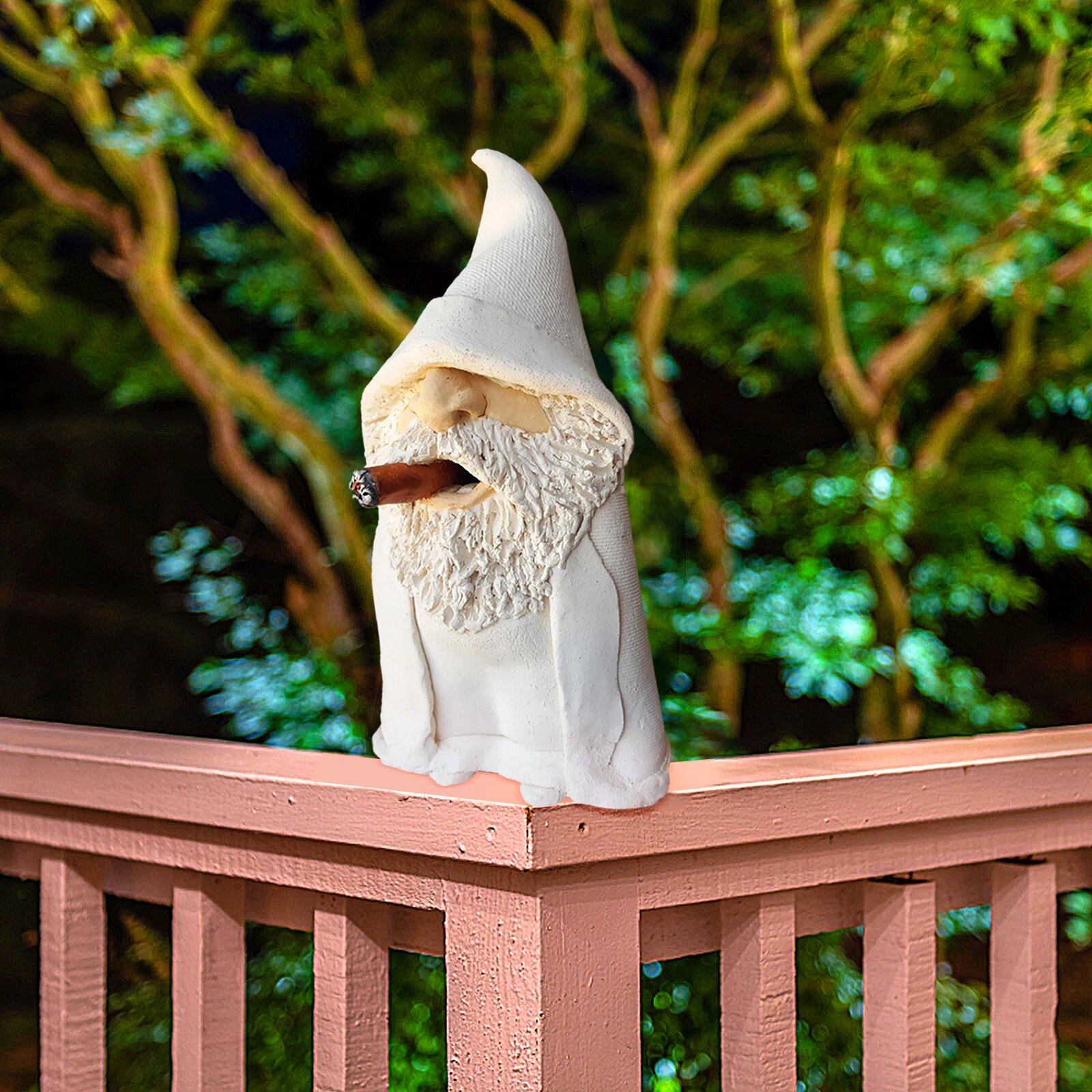 Smoking Wizard Big Tongue Gnome Naughty Garden Gno... – Grandado