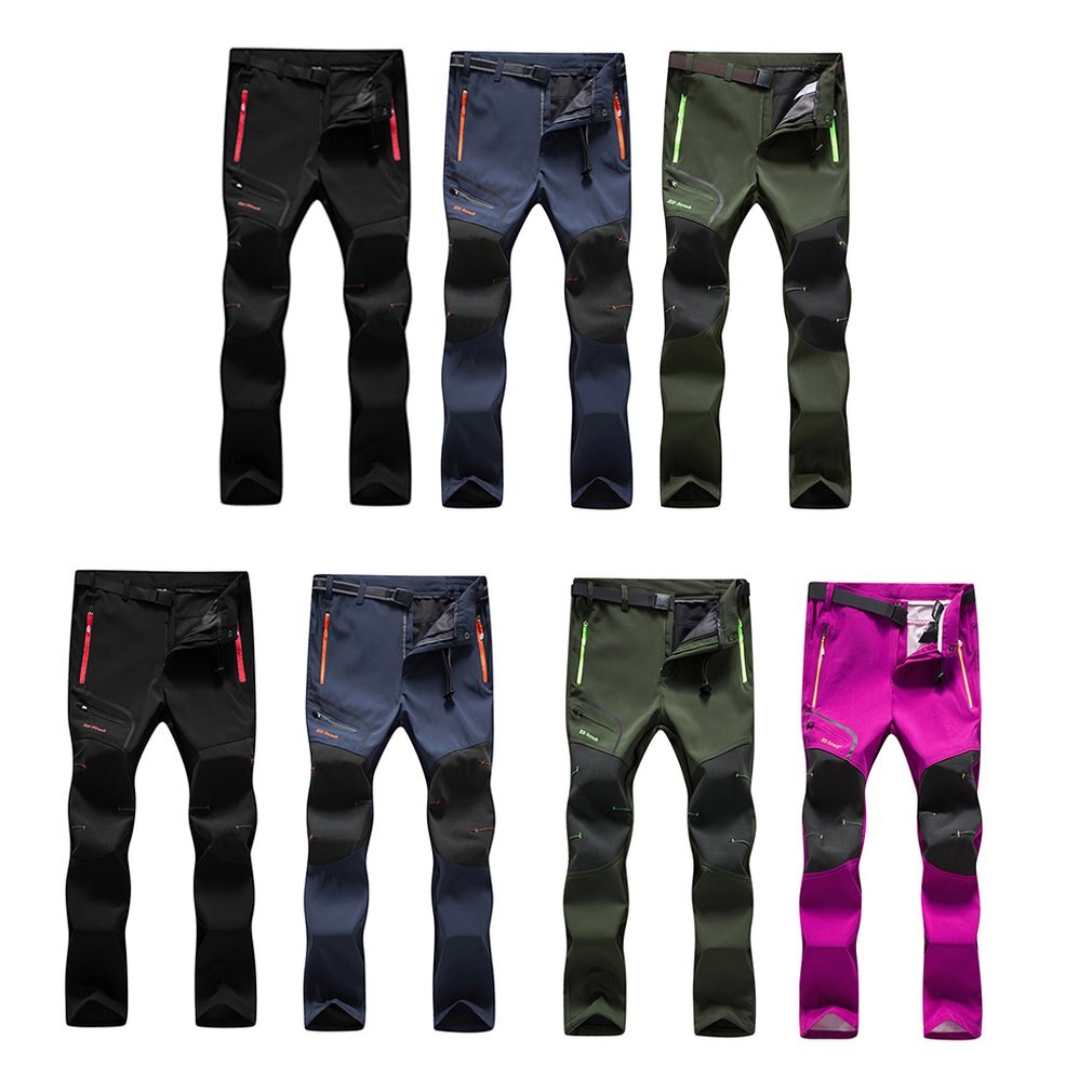 Winter Softshell Pants Warm Fleece Waterproof Trou... – Grandado