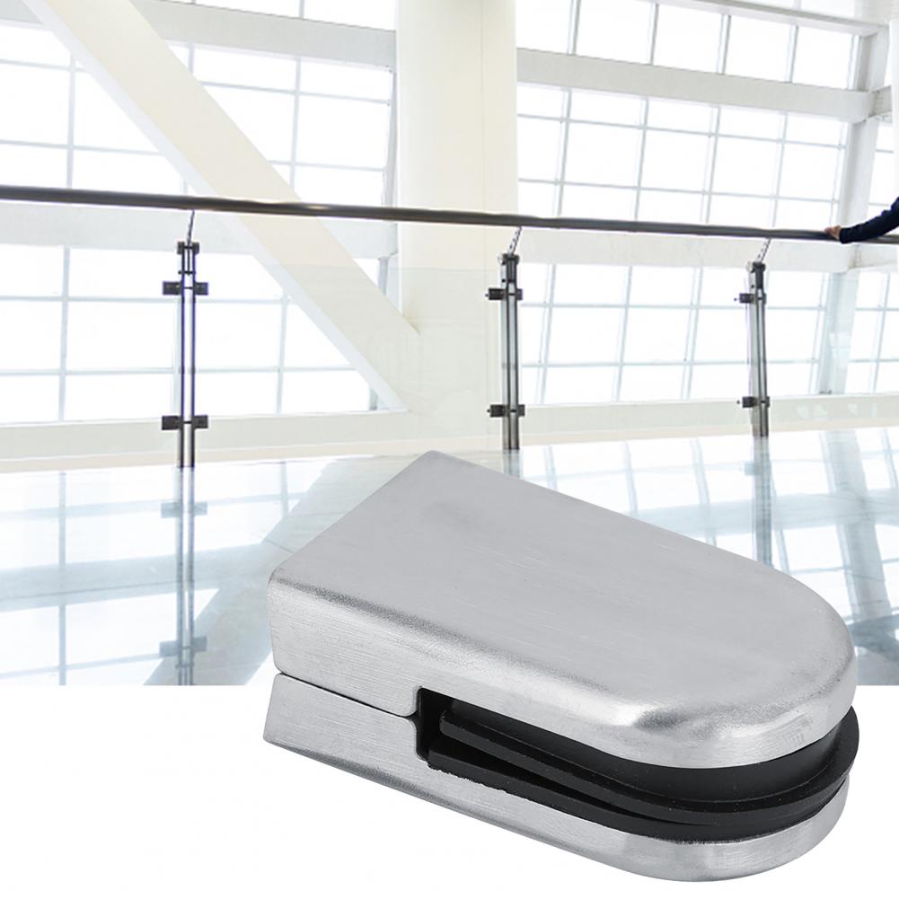 201 Roestvrij Staal Glas Klem Beugel Platte Back A... – Vicedeal