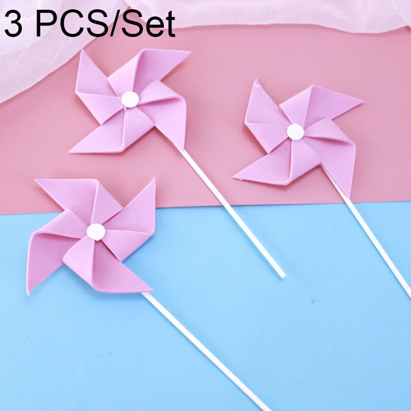 Birthday Cake Topper Colorful Windmill Birthday Ac... – Grandado