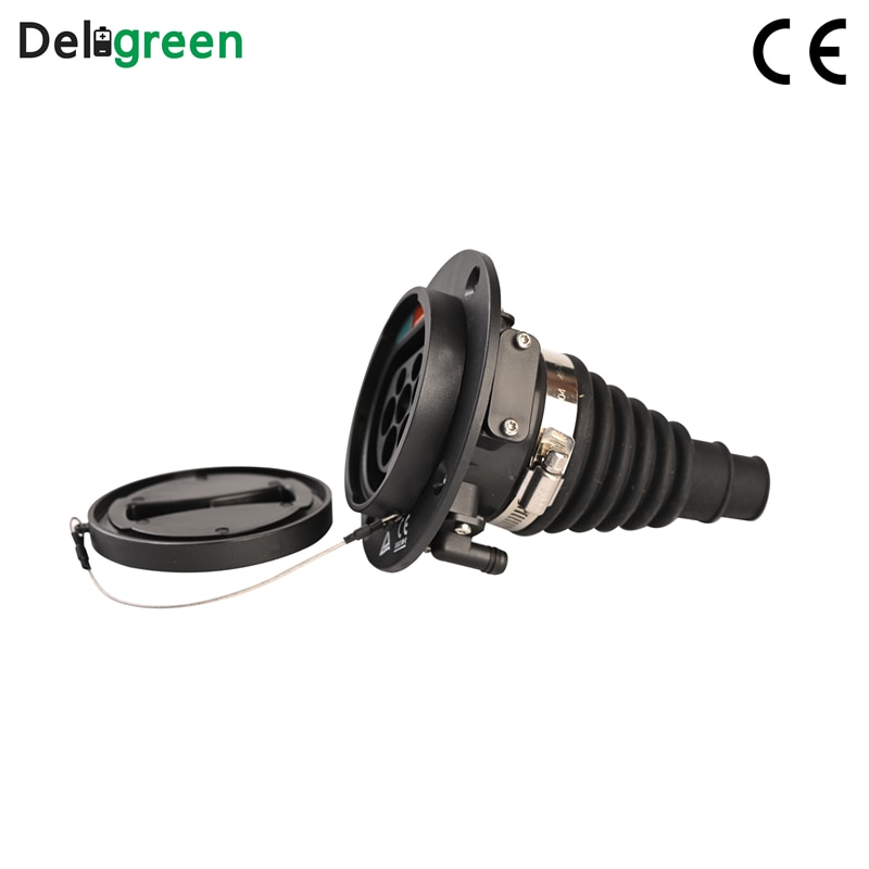 Duosida Type2 16A 32A socket voor EV side mannelij... – Vicedeal