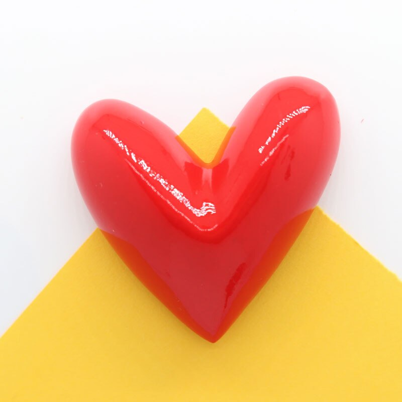 50mm fridge magnet red heart shape fridge magnet h... – Grandado
