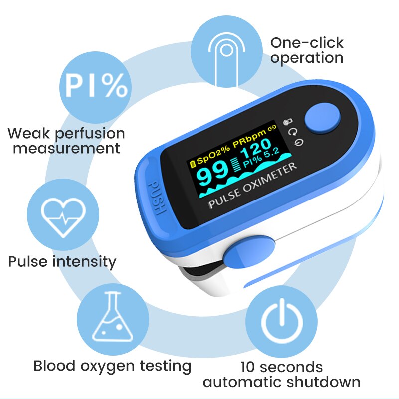 Bluetooth-compatible Pulse Oximeter Heart Rate Mon... – Grandado