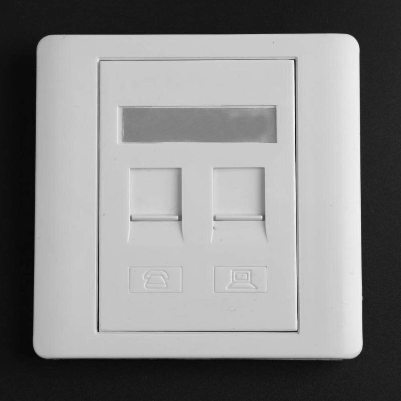 86 Type Wall Socket Single/Dual Port Network LAN T... – Grandado
