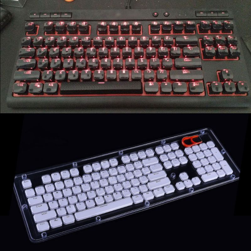 104 Toetsen Layout Low Profile Keycaps Set Voor Me... – Grandado