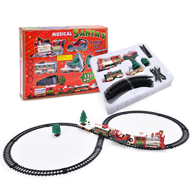 Christmas Electric Train Mini Santa Claus Tree Xma... – Grandado