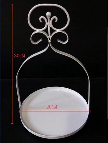Wedding Cake Stand White Iron Table Ornaments Lace... – Vicedeal