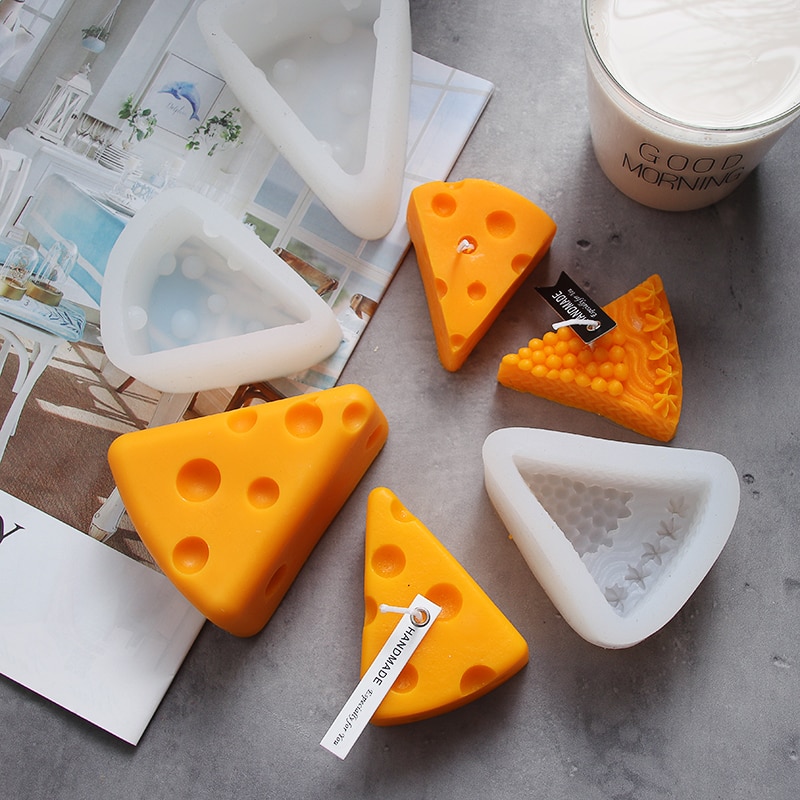 Four size large cheese mold molds for candle wax C... – Grandado