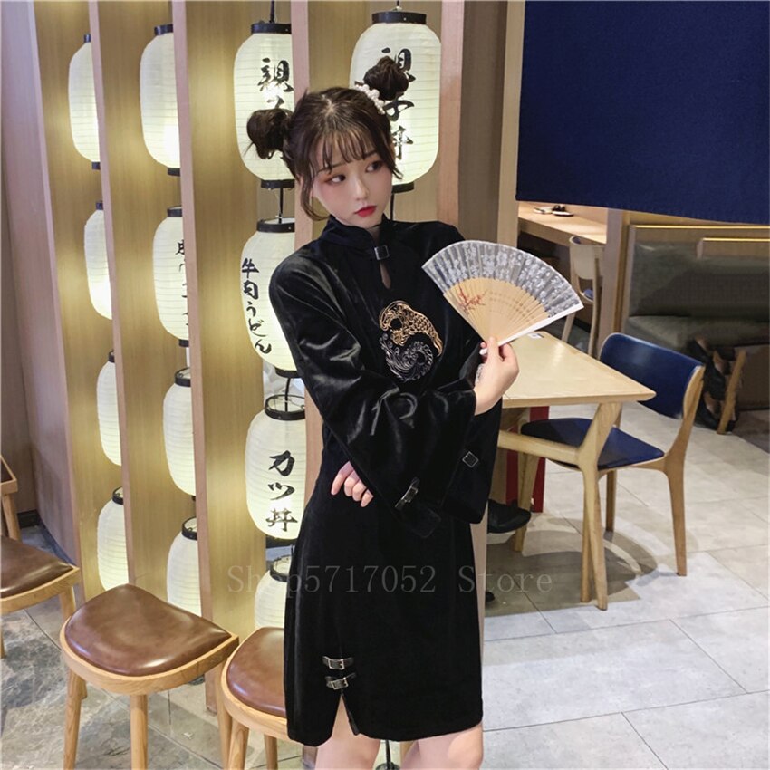 Woman Retro Traditional Chinese Style Chengsam Dre... – Grandado