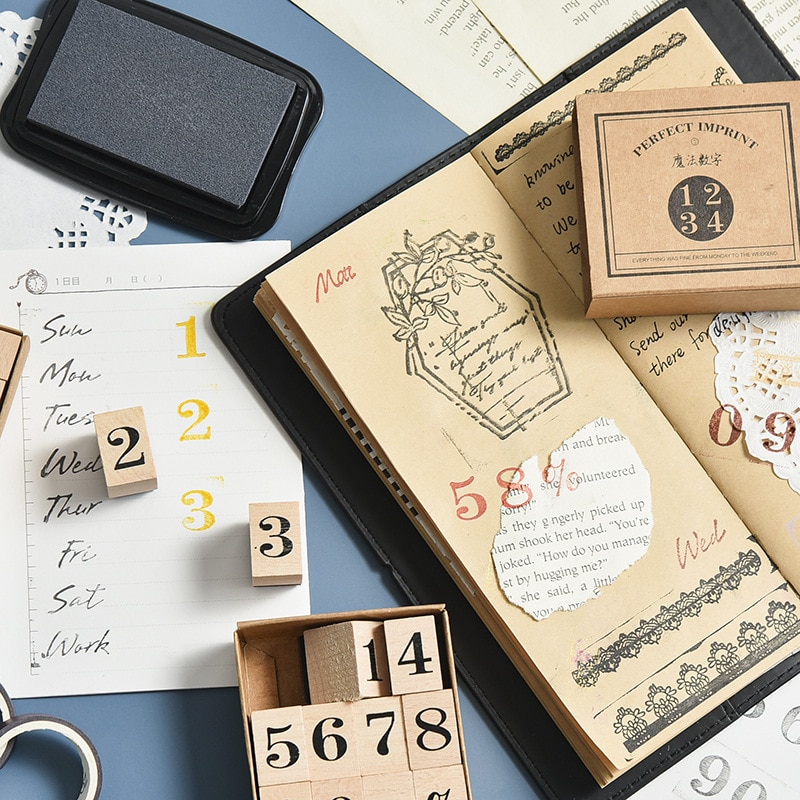 Children Month Week Planner Stamp Basic Function S... – Grandado