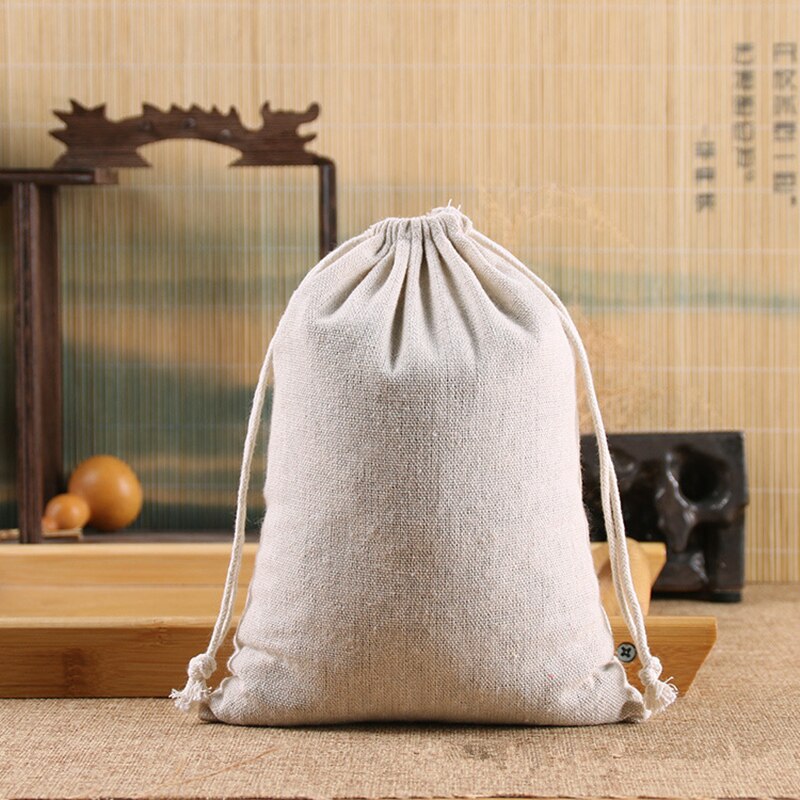 50 Pieces/Lot Linen Storage Bags Reusable Cotton D... – Grandado