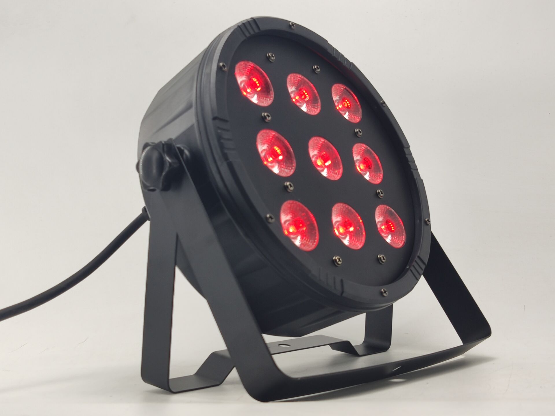 9 x 12w rgbw led par lys dmx 512 kontrol disco lys... – Grandado