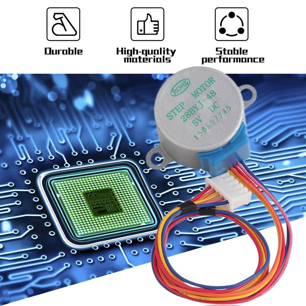 1pcs 28BYJ-48 Lead 25cm Stepper Motor DC 5V 4 Phas... – Grandado
