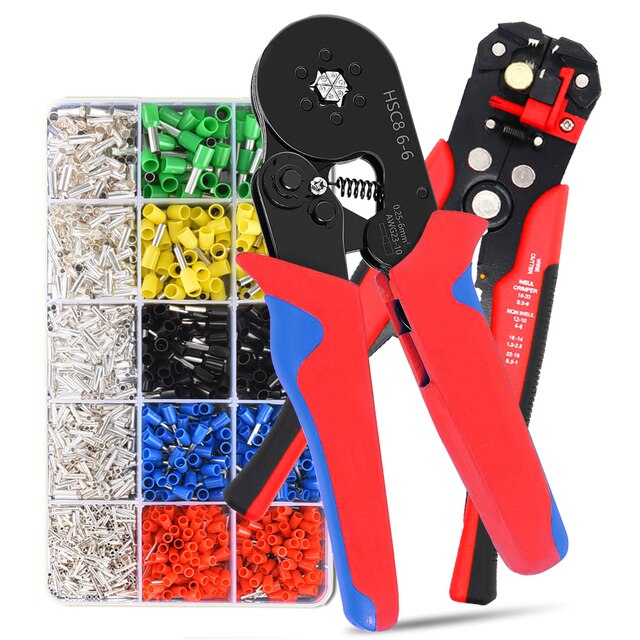 HSC8 6-4A/6-6 Mini-Kunst Selbst einstellbar Crimpe... – Grandado