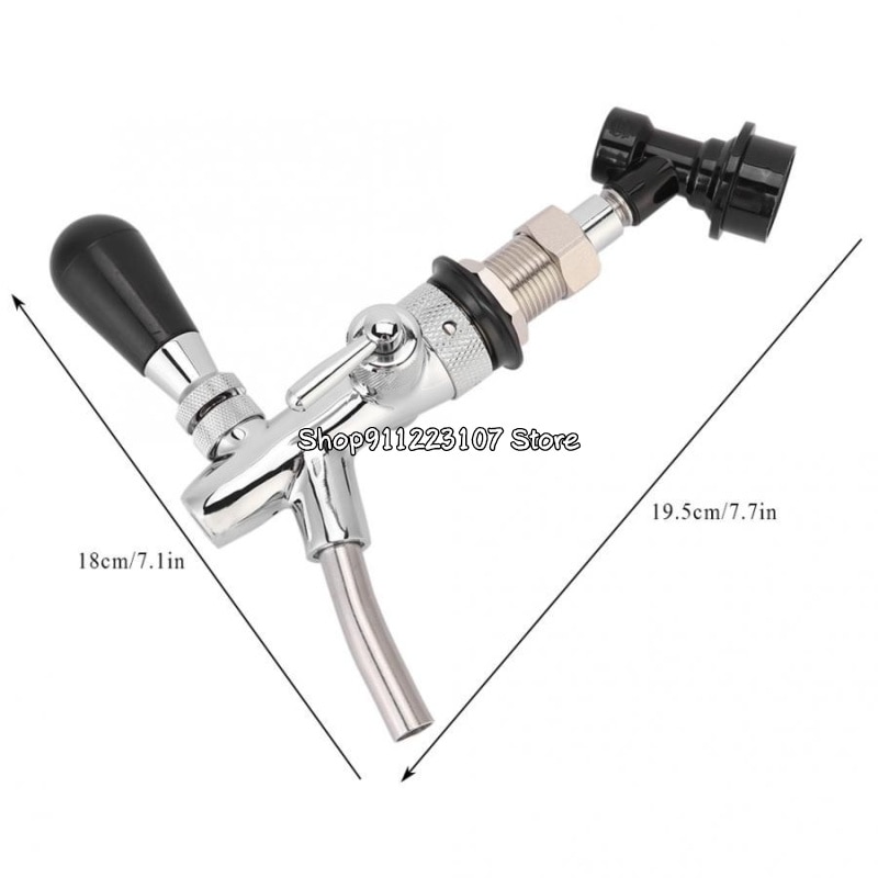 Adjustable Beer Tap Faucet Keg Beer Homebrewing Ta... – Grandado