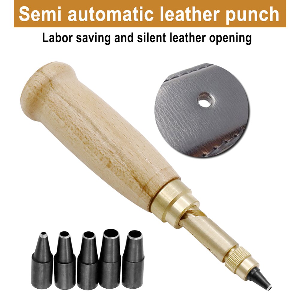 6Pcs Automatic Belt Punch Replaceable Multi-Head B... – Vicedeal