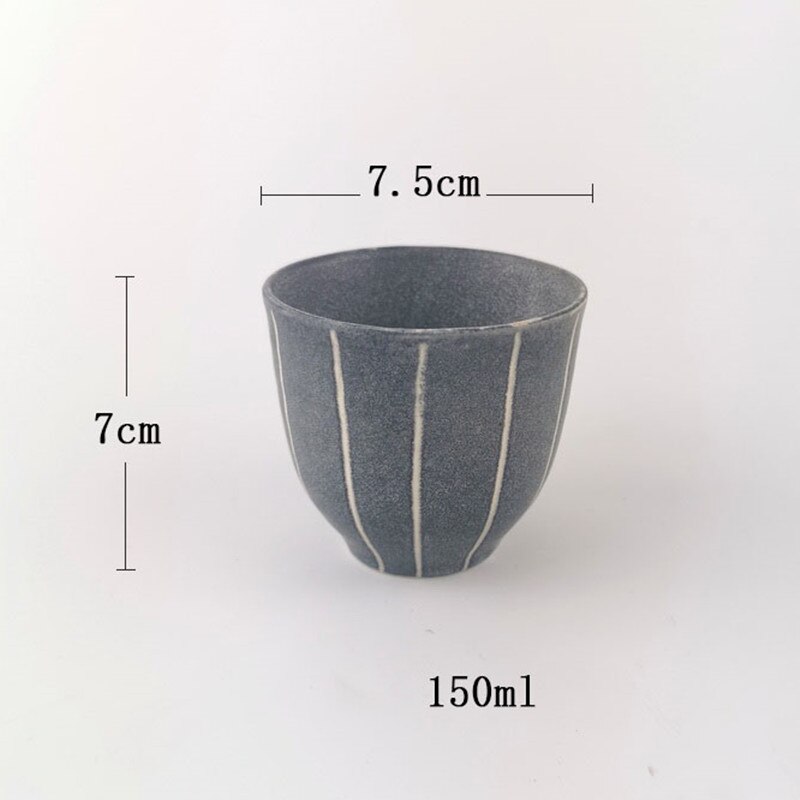 Vintage Water Mug 150ML Ceramic Tea Cup Pottery Ce... – Grandado