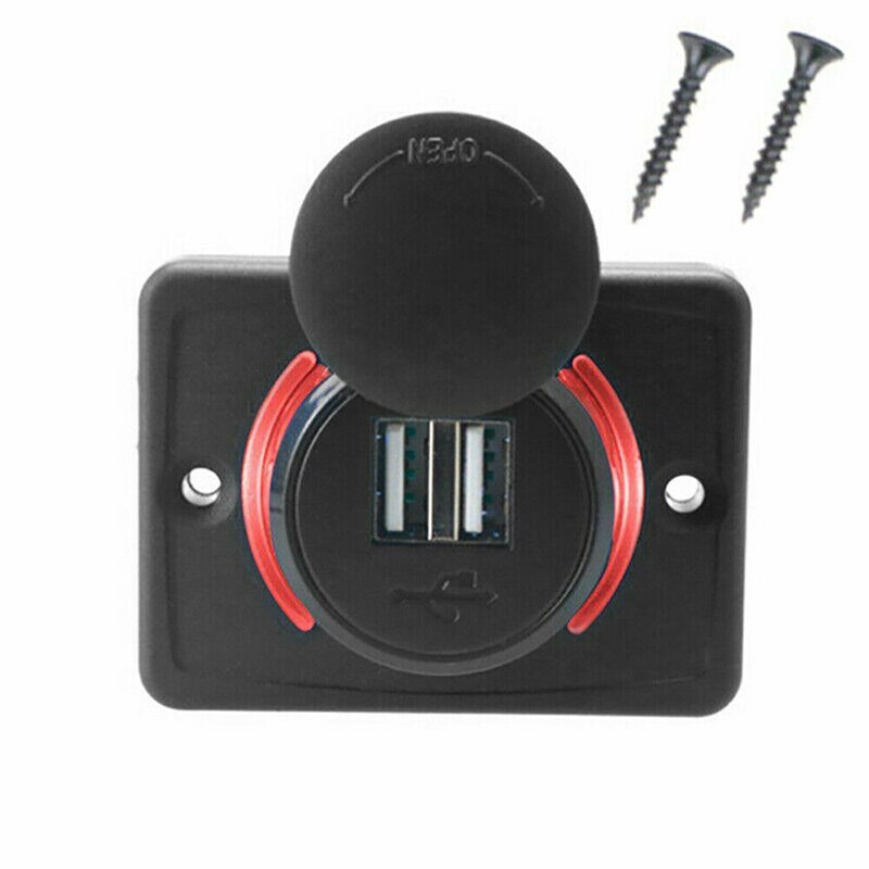 Car 3.1A Dual USB Socket Charger Power Adapter Out... – Grandado