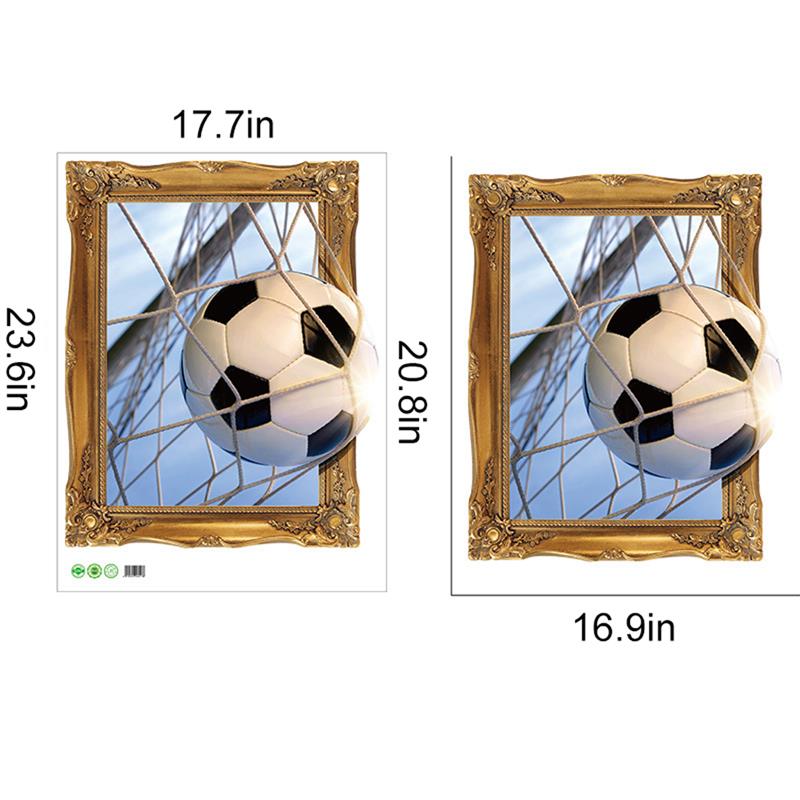 Football Wall Sticker Soccer DIY Vinyl Wall Sticke... – Grandado