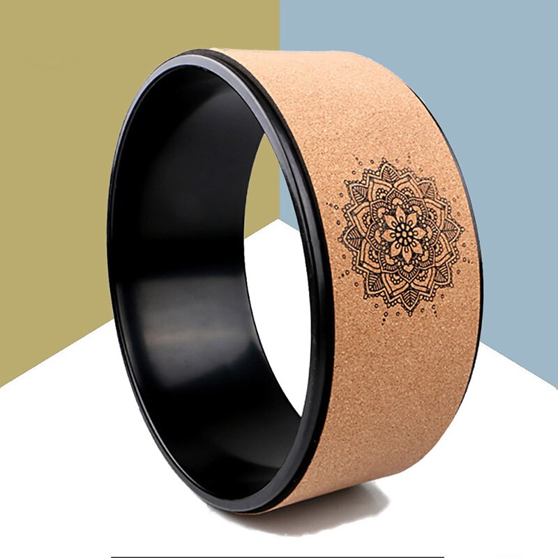 Cork Sport Dharma Yoga Wheel Stretch Yoga Circle P... – Grandado