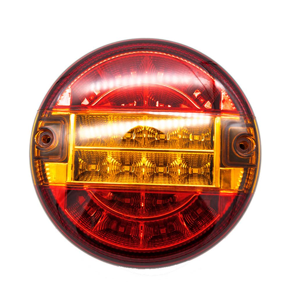 Round LED Amber Red Taillights Side Marker Indicat... – Vicedeal