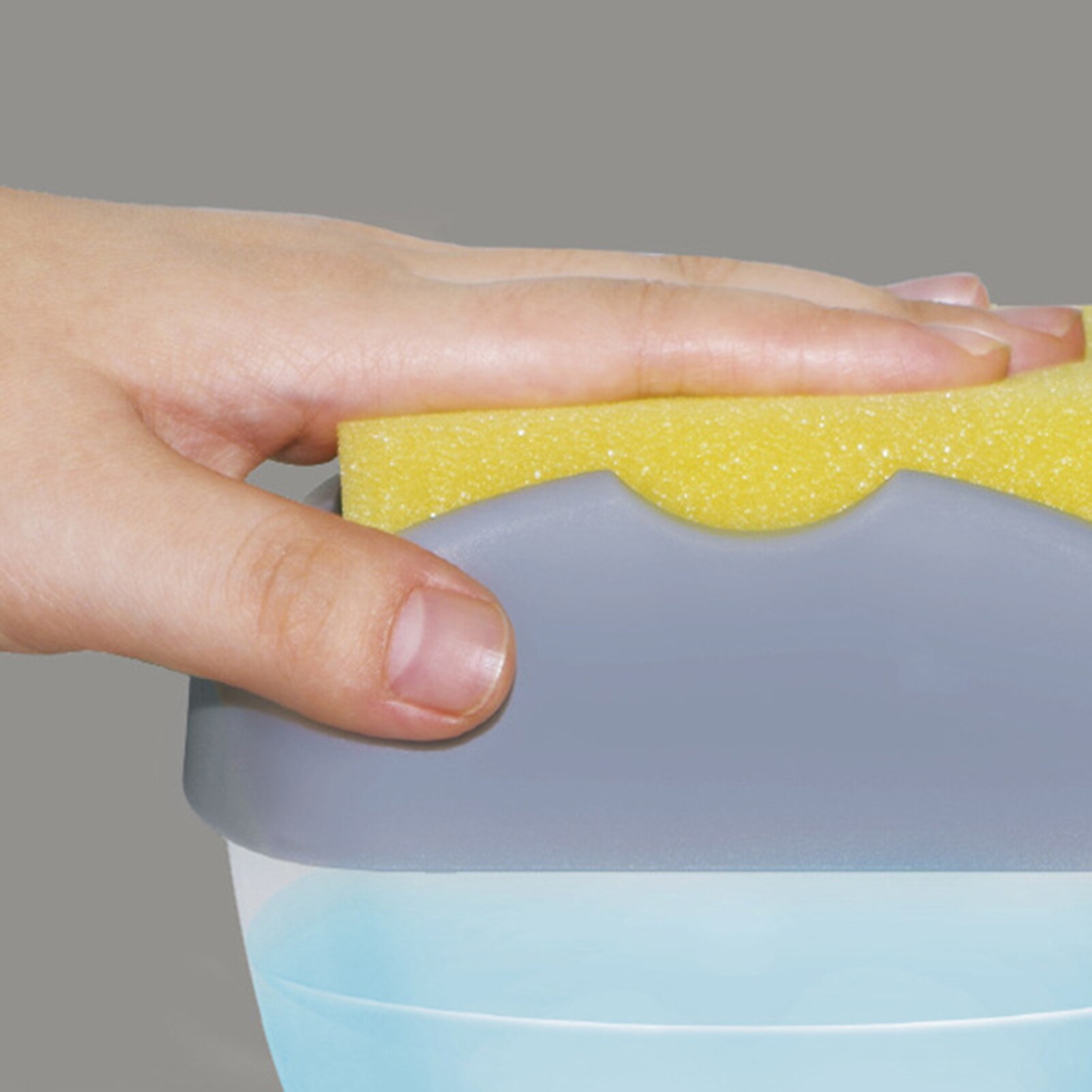 Press Soap Dispenser with Sponge Dishwashing Liqui... – Vicedeal
