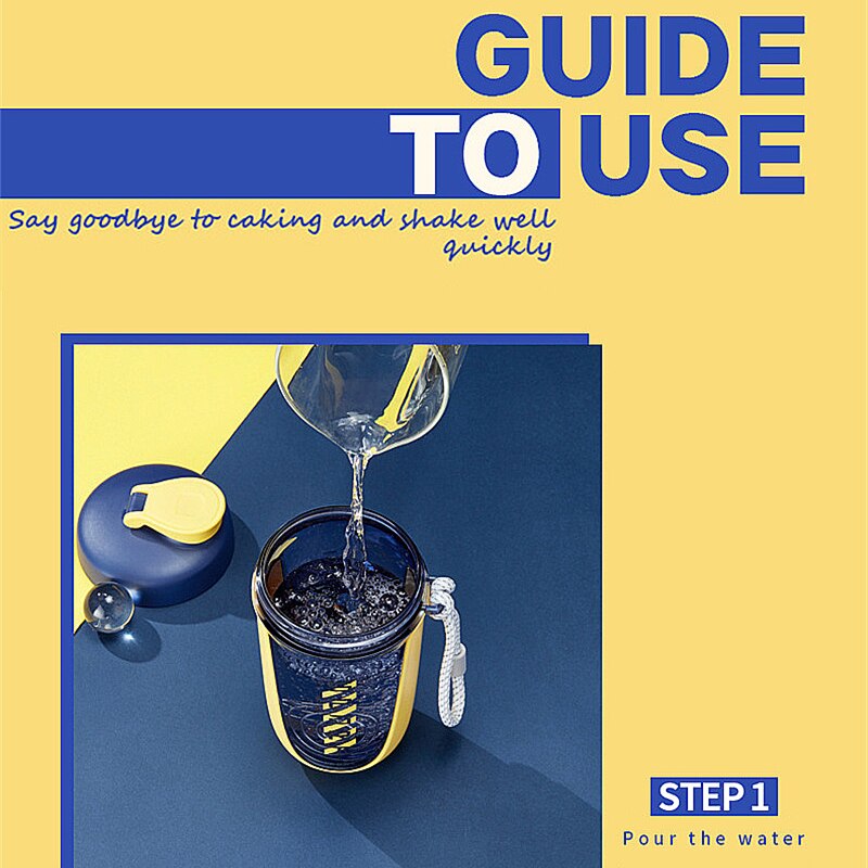 550ML Tritan BPA FREI Wasser Flasche Trinken Sport... – Grandado