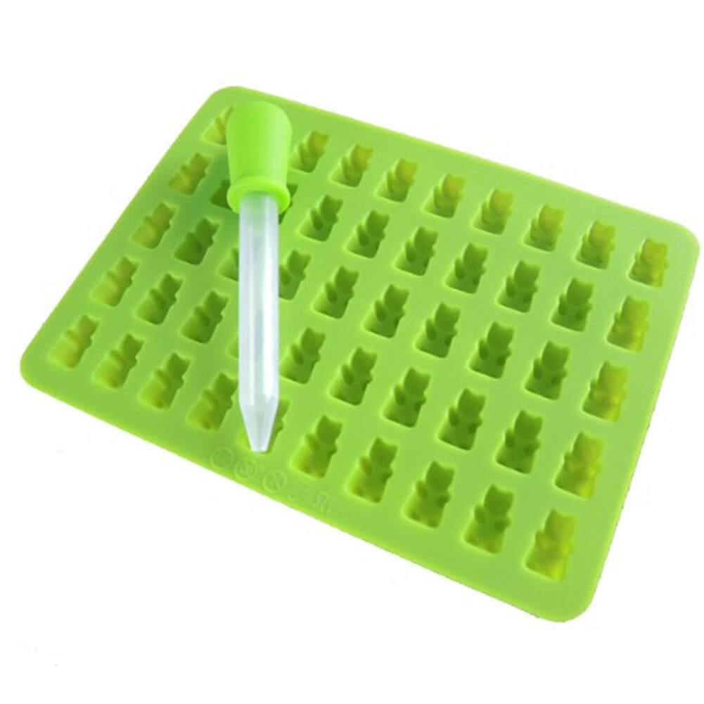 50 grid Silicone Gummy Bear tools With Droppers Ha... – Vicedeal
