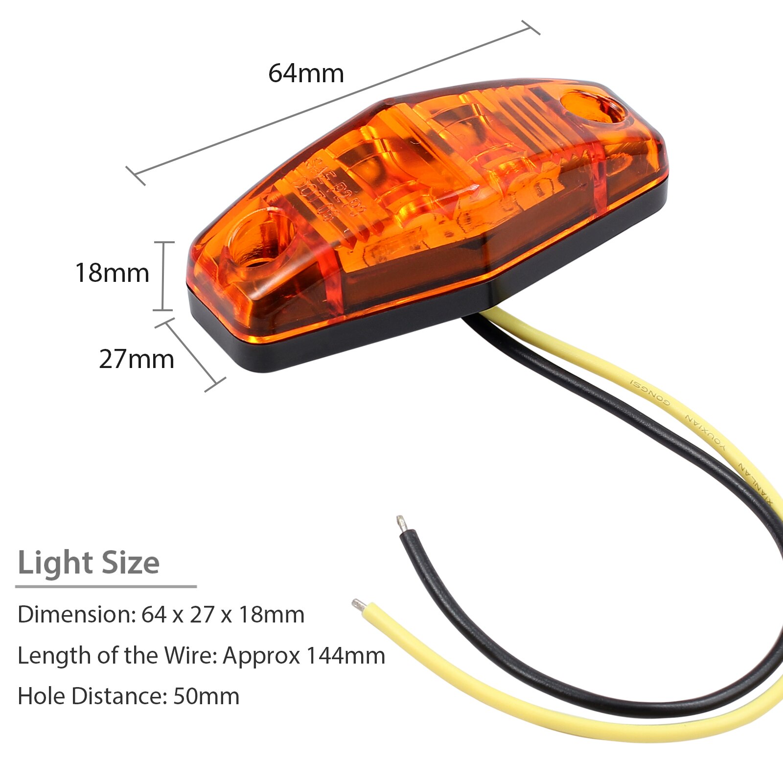 AUTOUTLET 10pcs LED Side Marker Lights Car Externa... – Vicedeal