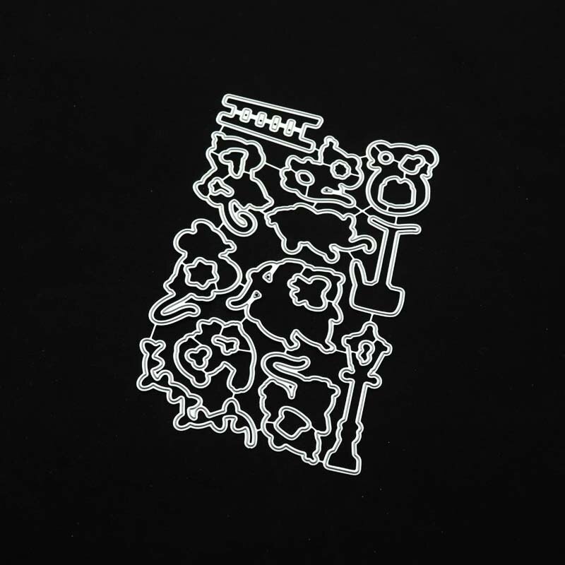 Reunion Christmas Mouse Party Metal Cutting Dies a... – Grandado