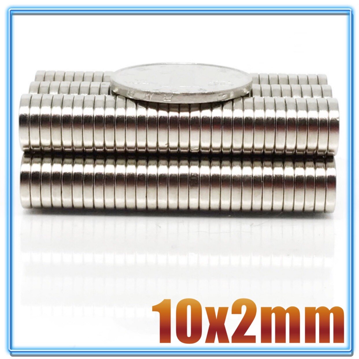 10-1000Pcs 10x2 Neodymium Magnet 10mm x 2mm N35 Nd... – Vicedeal