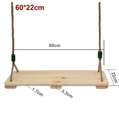 Kids Toy Swing Mountain Pine Wooden Swing Garden S... – Grandado