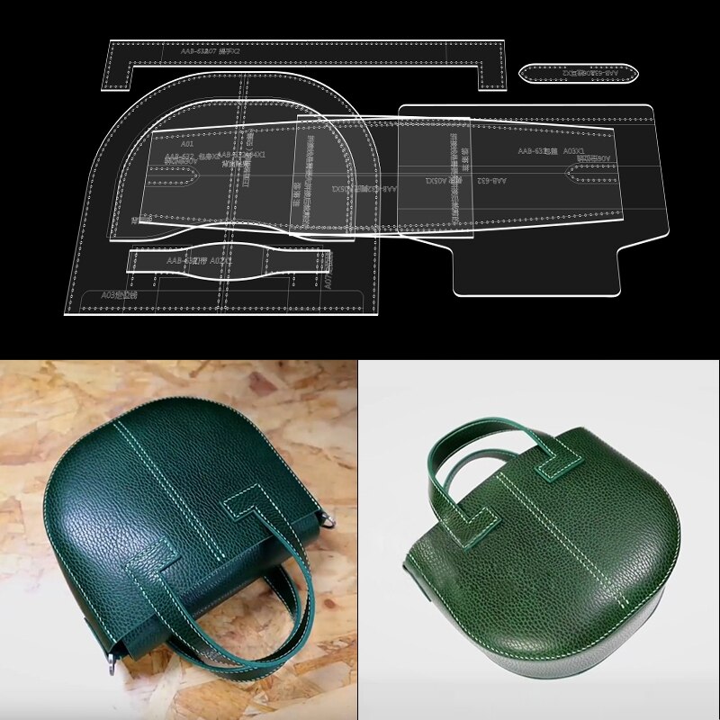 1Set Leather Art Acrylic Pattern Template For Sewi... – Vicedeal