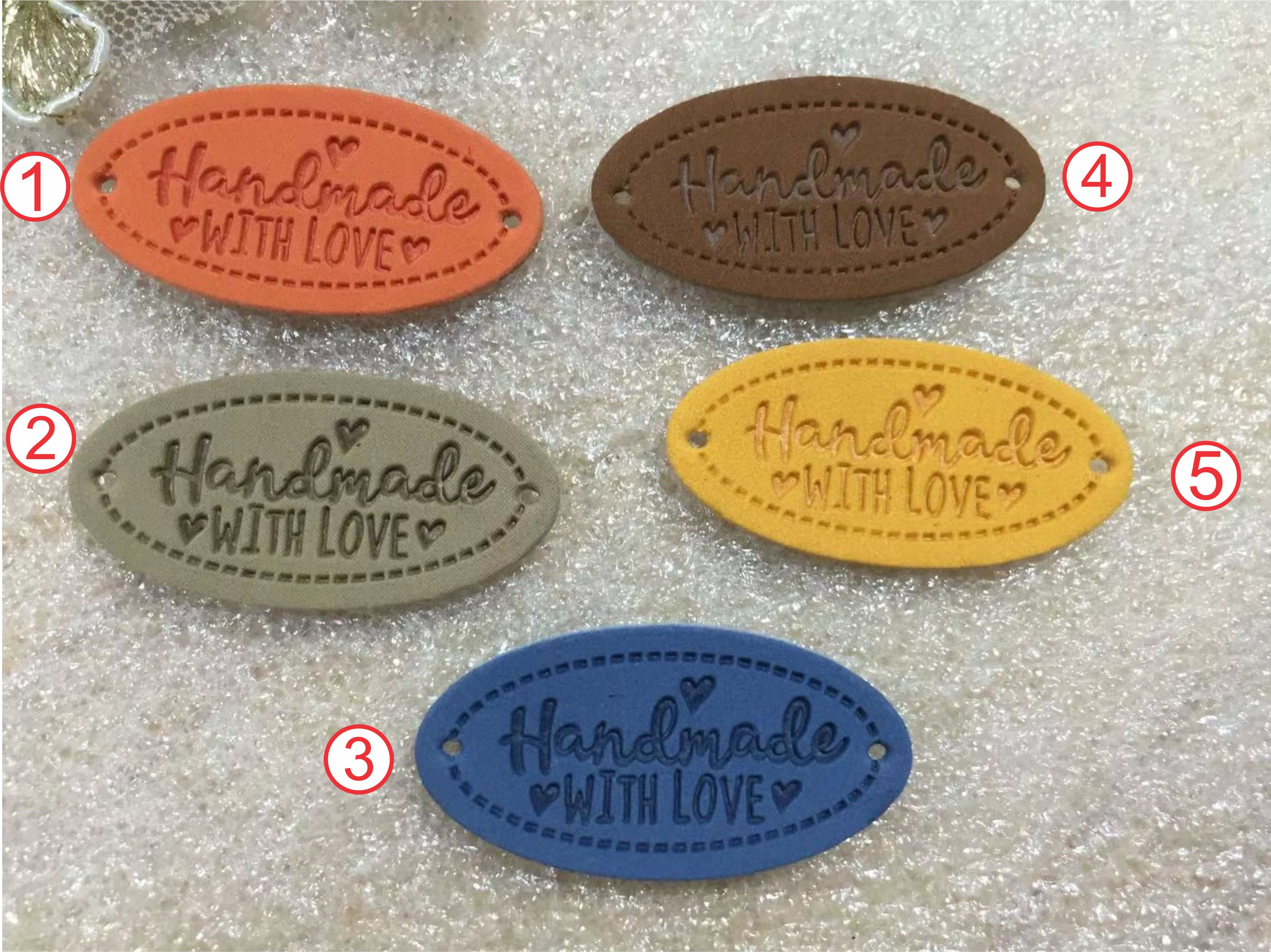 English Handmade PU leather labels for Handicraft ... – Grandado