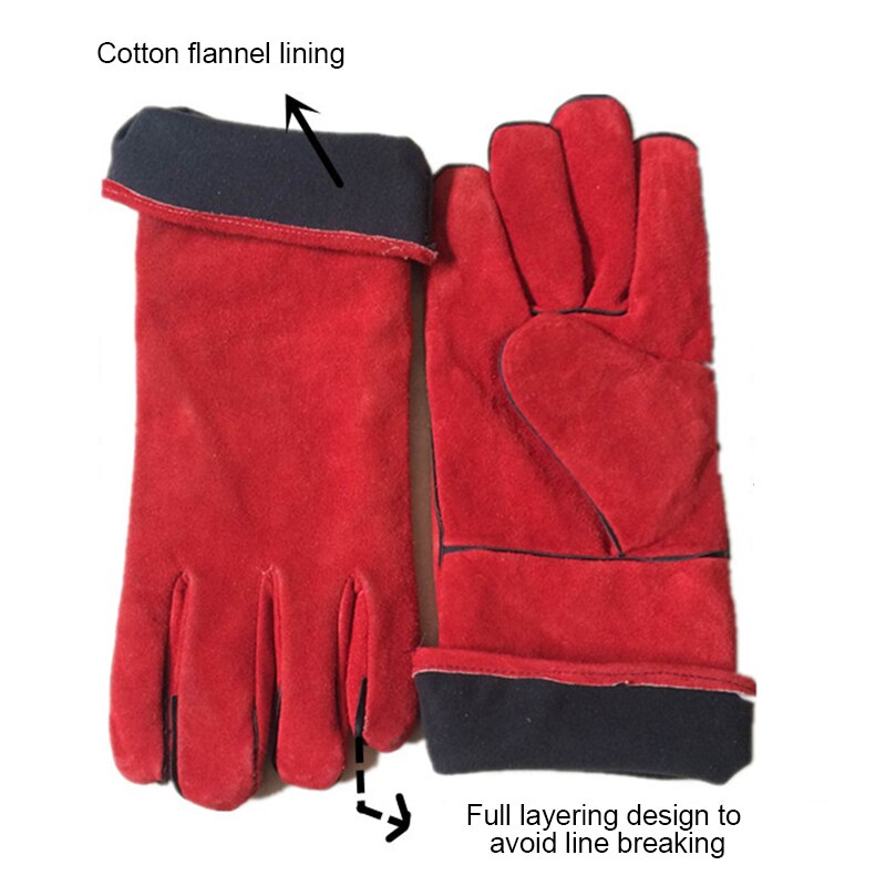 1pair Long Welding Safety Hand Work Gloves Industr... – Vicedeal