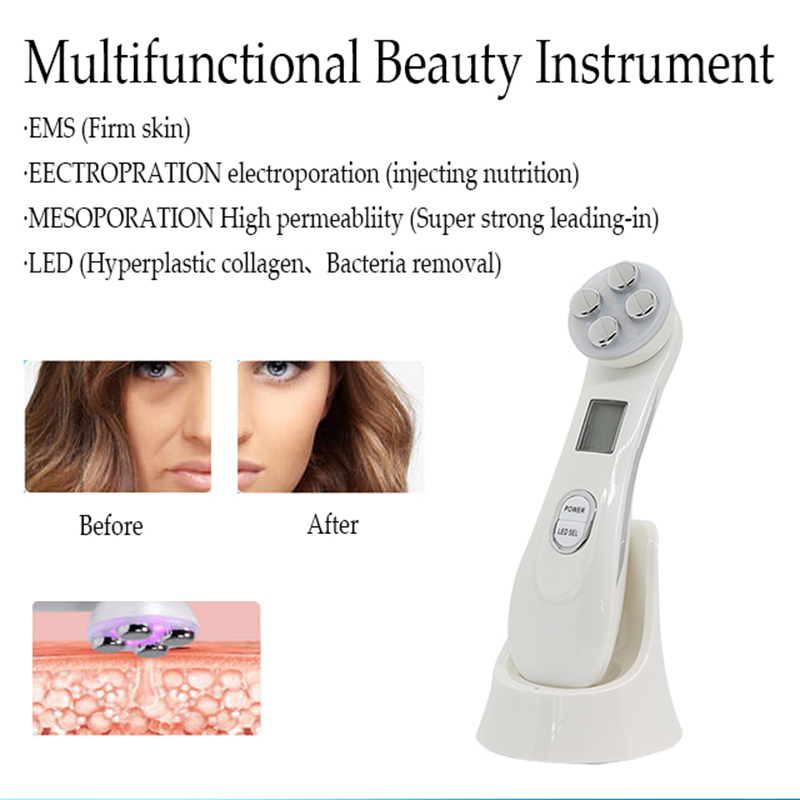 RF EMS Electroporation LED Photon Light Therapy Be... – Grandado
