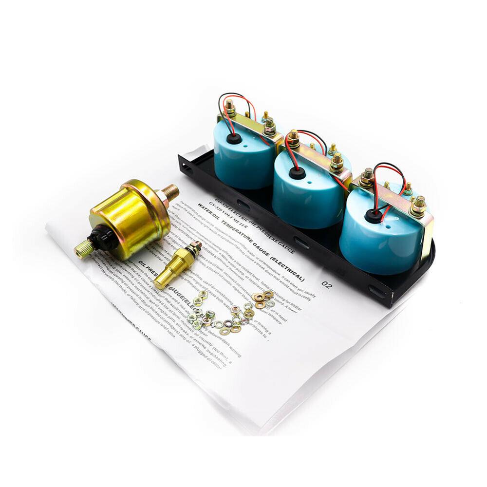 52MM 3 In1 with Volt Meter+Oil Temp Gauge+Oil Pres... – Vicedeal