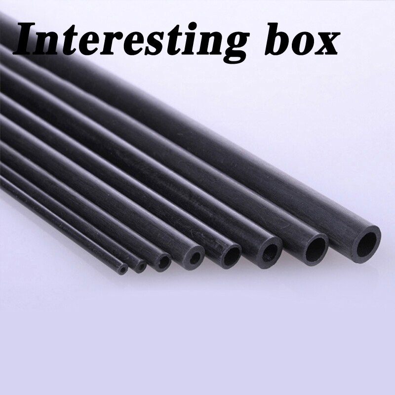 Tube en fiber de carbone, tube rond, matériau du m... – Grandado