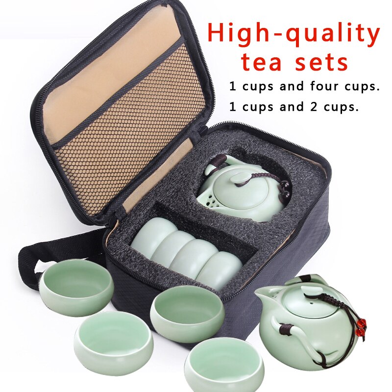 Portable Penguin, One Pot, Four Cups Travel Tea Se... – Vicedeal