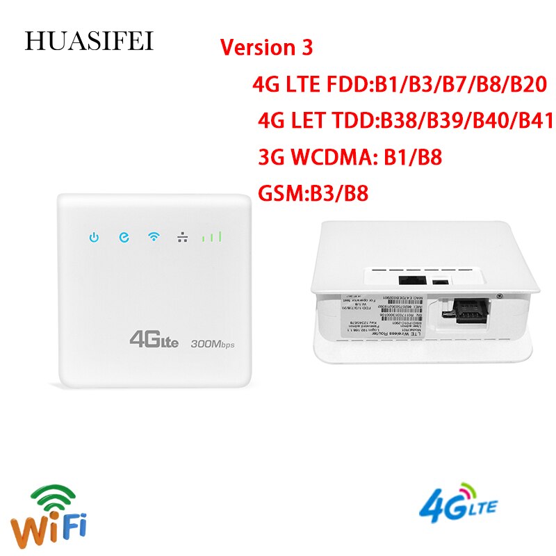 Unlocked 300Mbps router 4g sim card 4g wifi router... – Grandado