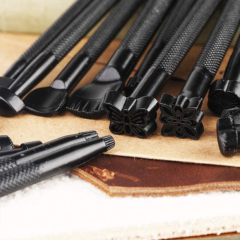 MIUSIE 20 PCS Leather Stamping Tools Different Sha... – Grandado