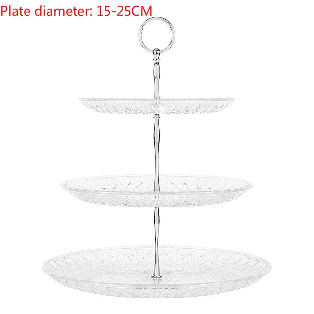 European Style Three Layer Cake Stand Fruits Snack... – Grandado