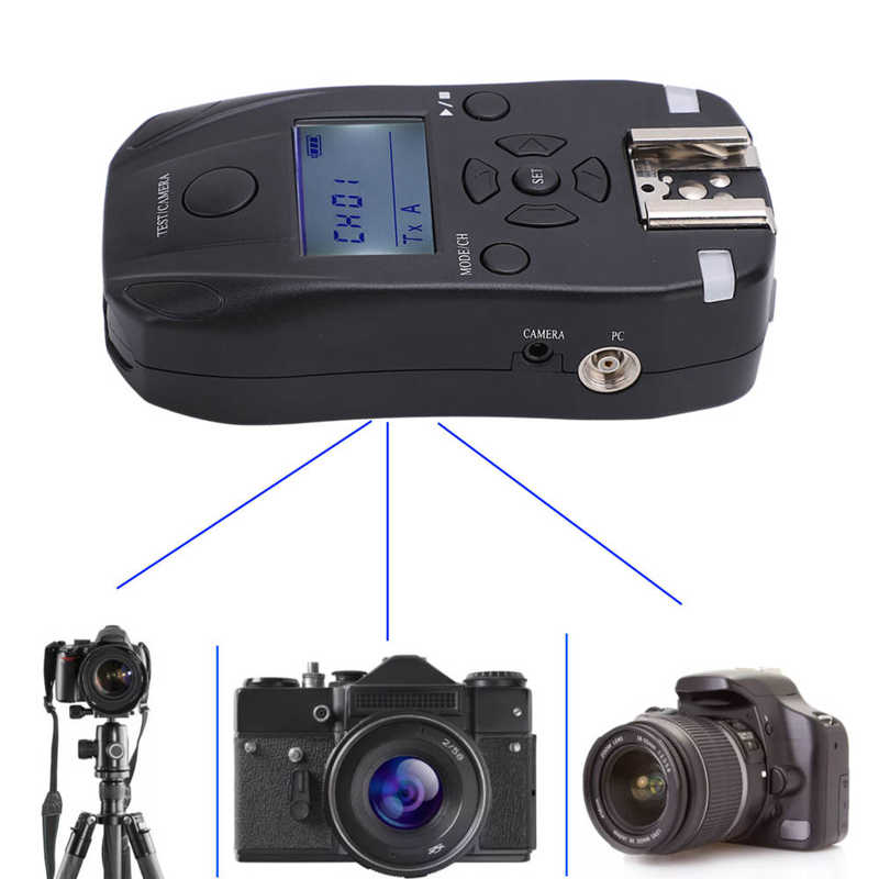 2 In 1 32CH Fsk 2.4Ghz Wireless Flash Trigger Time... – Vicedeal