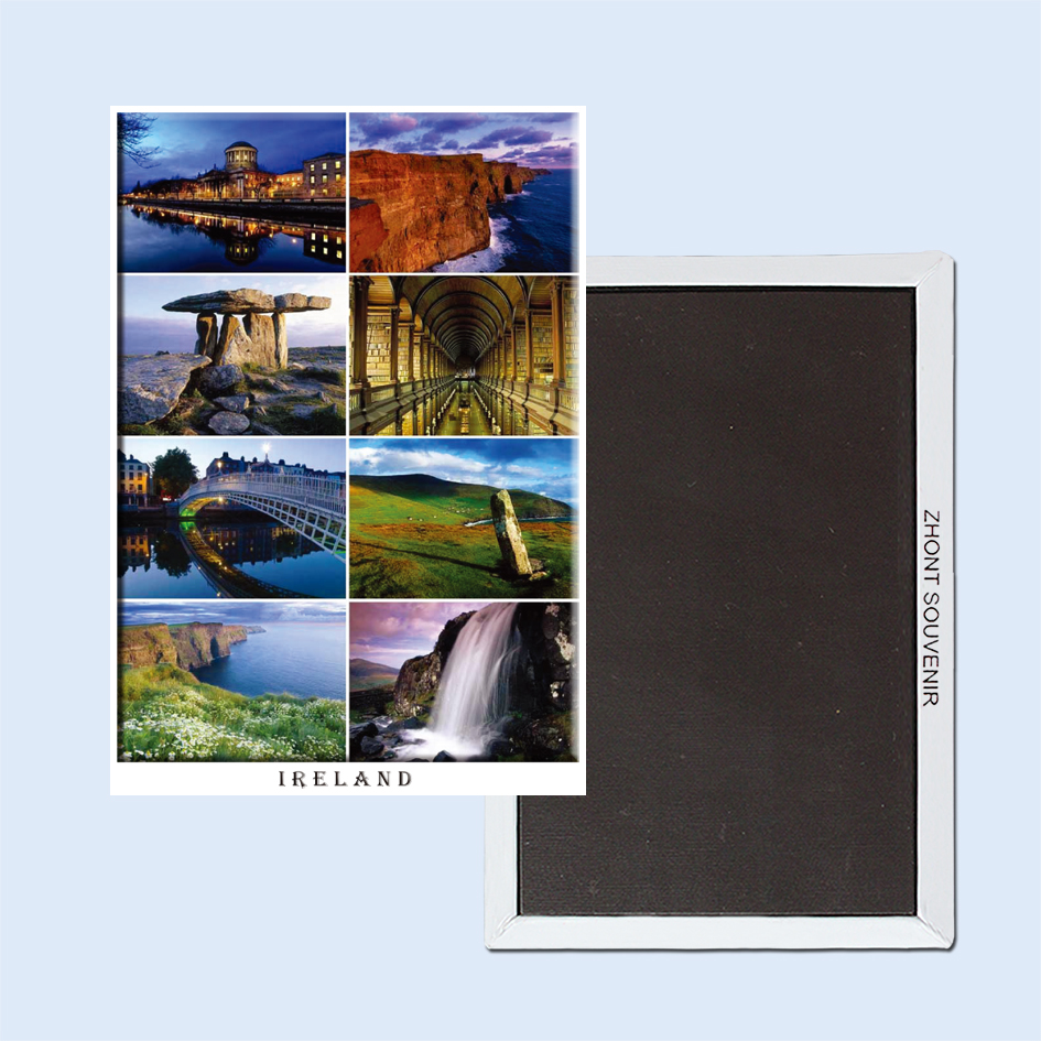 Rectangle Magnets,Landscape Souvenir,Ireland Touri... – Grandado