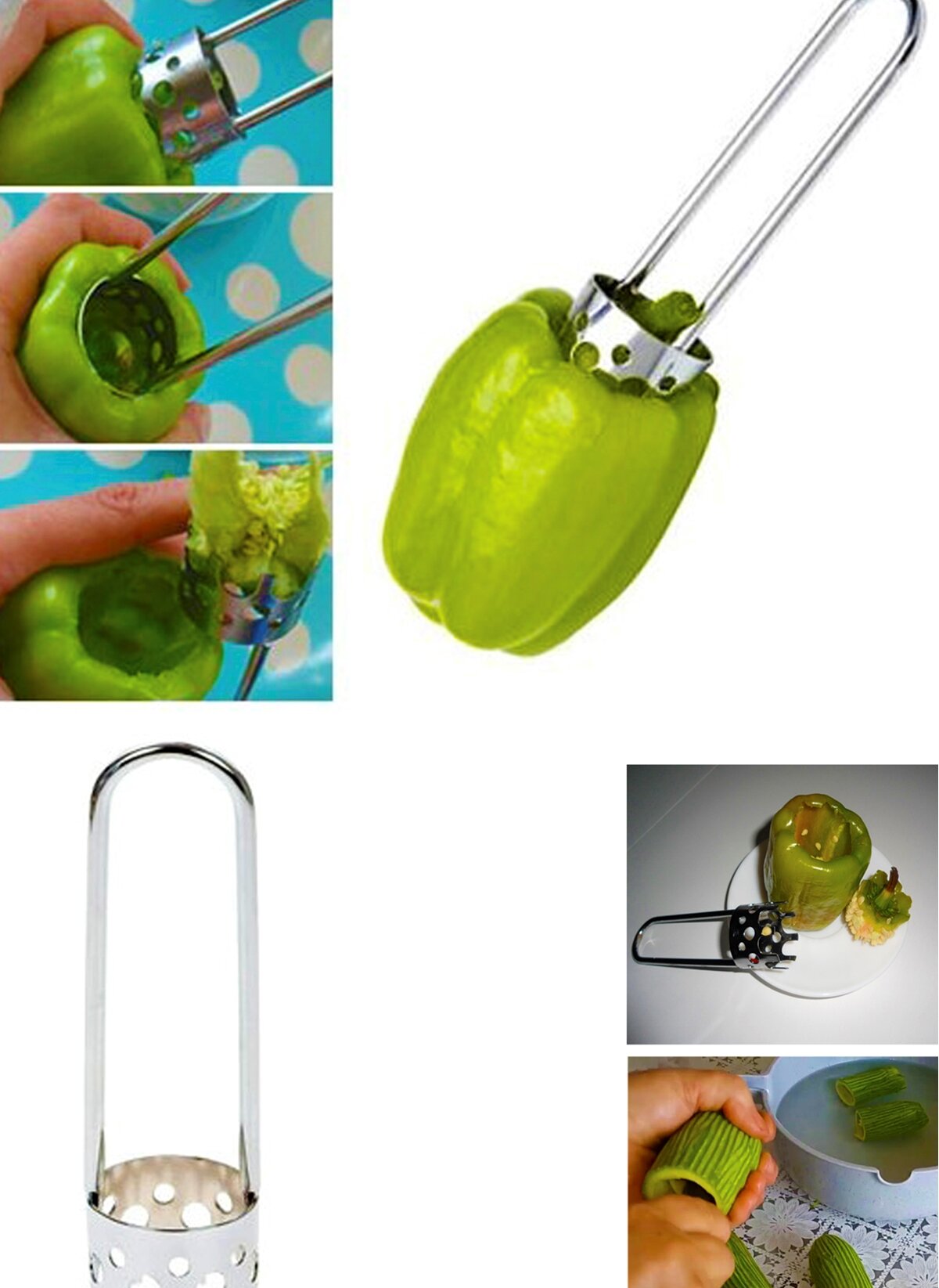 Groente Carving Tool Voor Gevulde Groenten Chopper... – Vicedeal